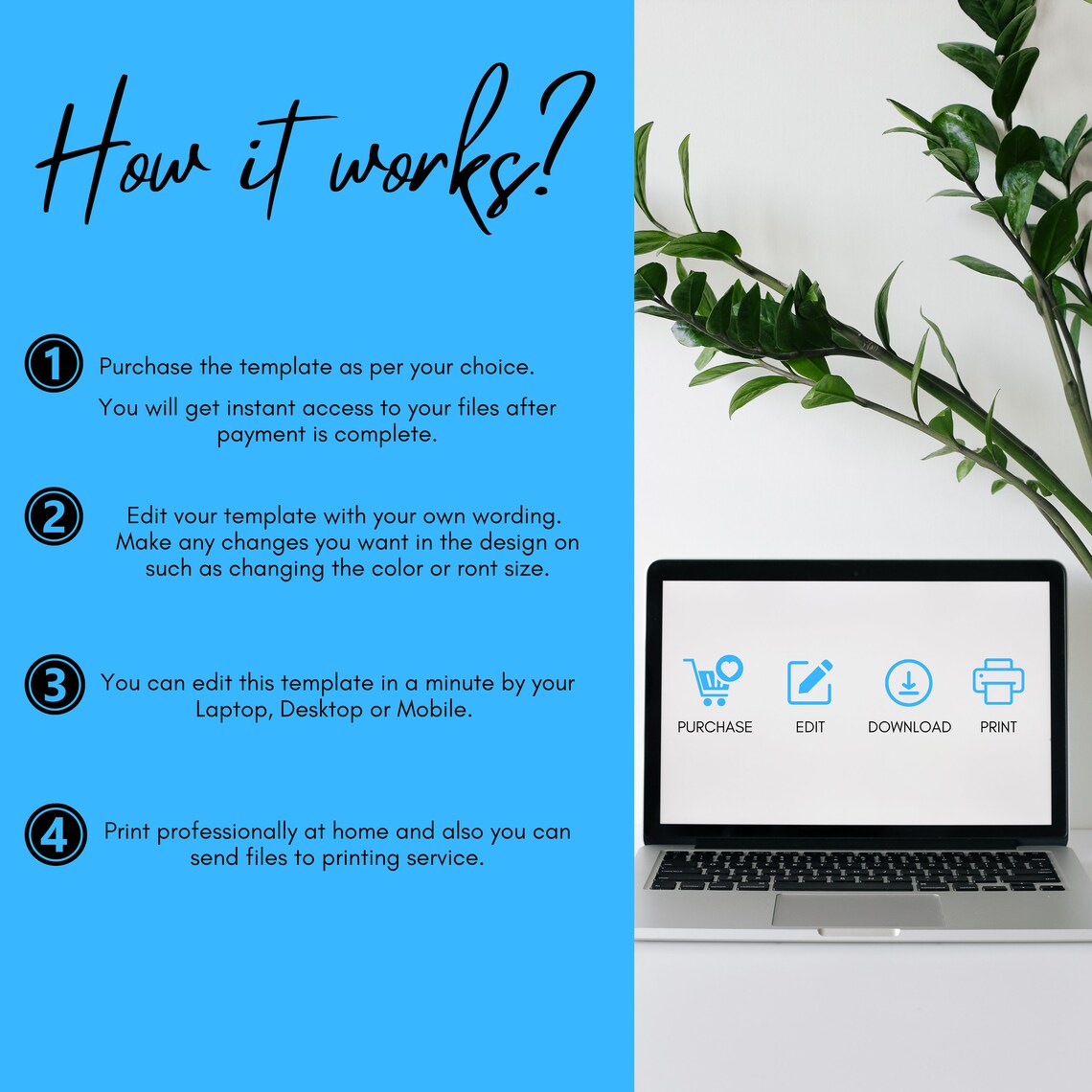 2024 Calendar, Editable and Printable Digital Template, Canva, Instant ...