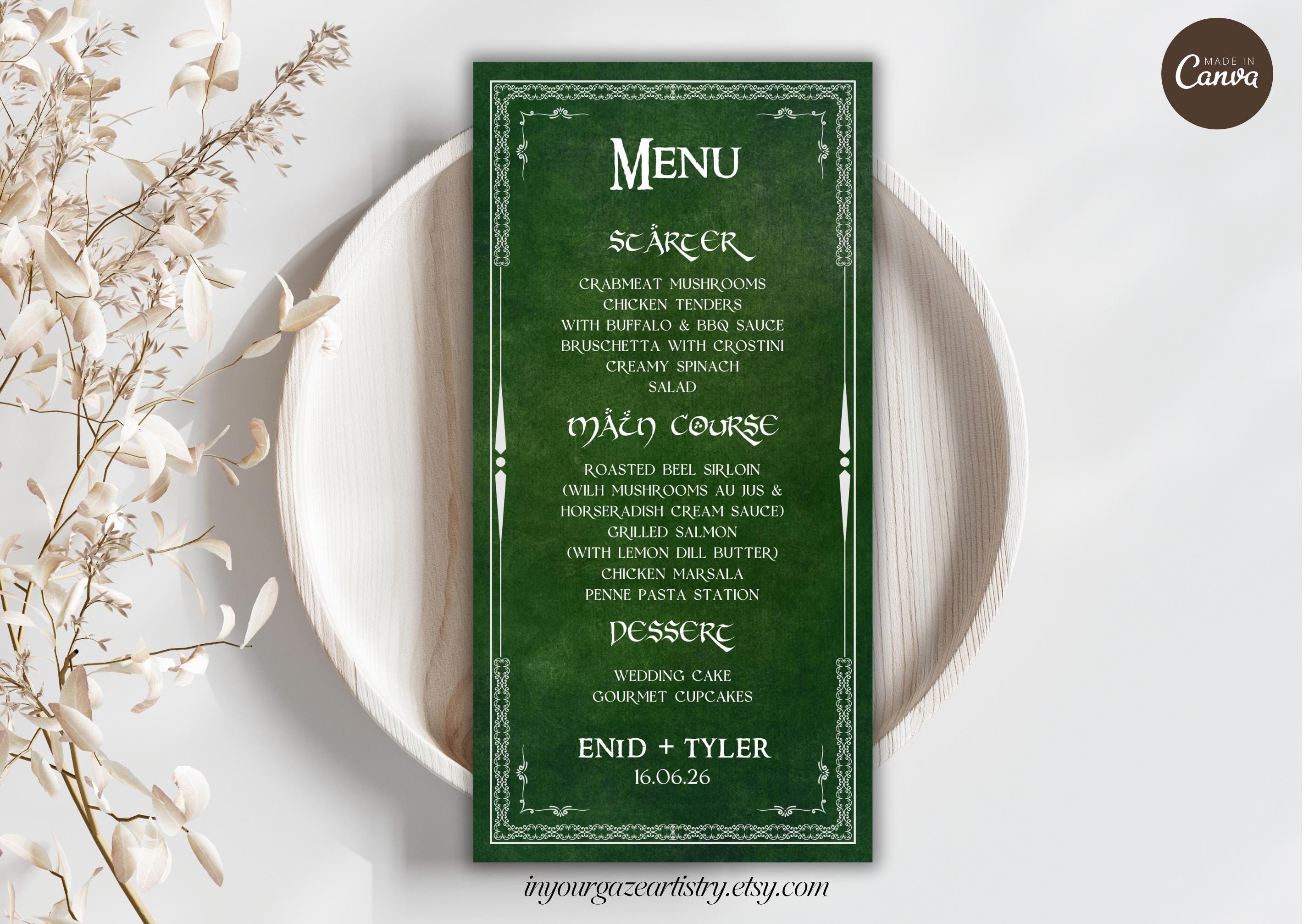 Editable LOTR Wedding Set Large Bundle Templates, Geek Wedding, Tolkien ...