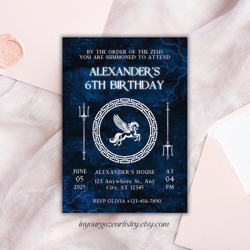 Percy Jackson Birthday - Etsy