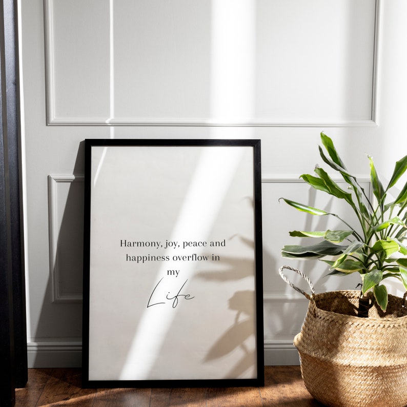 Affirmations Printable, Affirmation Poster, Simple Modern Wall Art ...