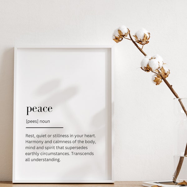 Peace Art Print - Etsy