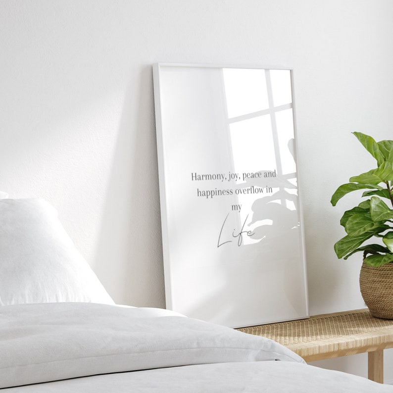 Affirmations Printable, Affirmation Poster, Simple Modern Wall Art ...