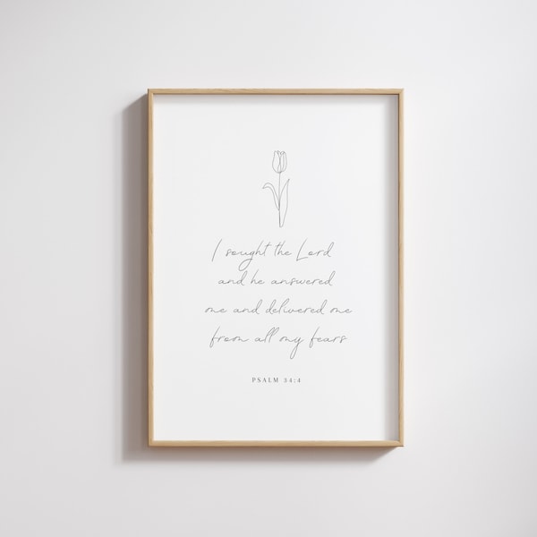 Psalm 34 - Etsy