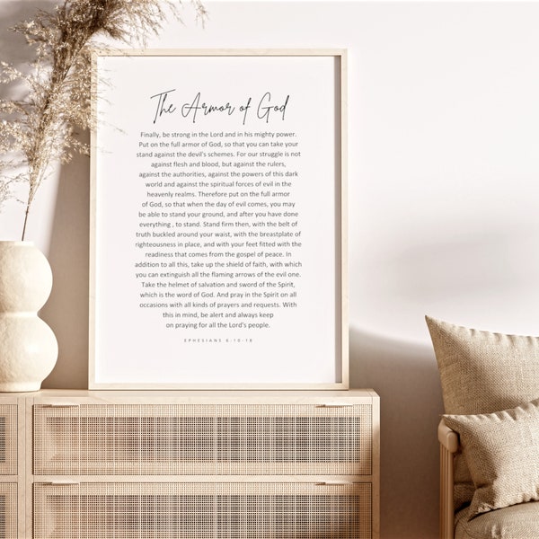 Ephesians 6 10 - Etsy
