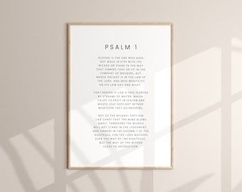 Psalm 1:1-3 Blessed is the One Who Does Not Walk in Step With the ...