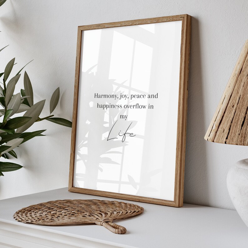 Affirmations Printable, Affirmation Poster, Simple Modern Wall Art ...