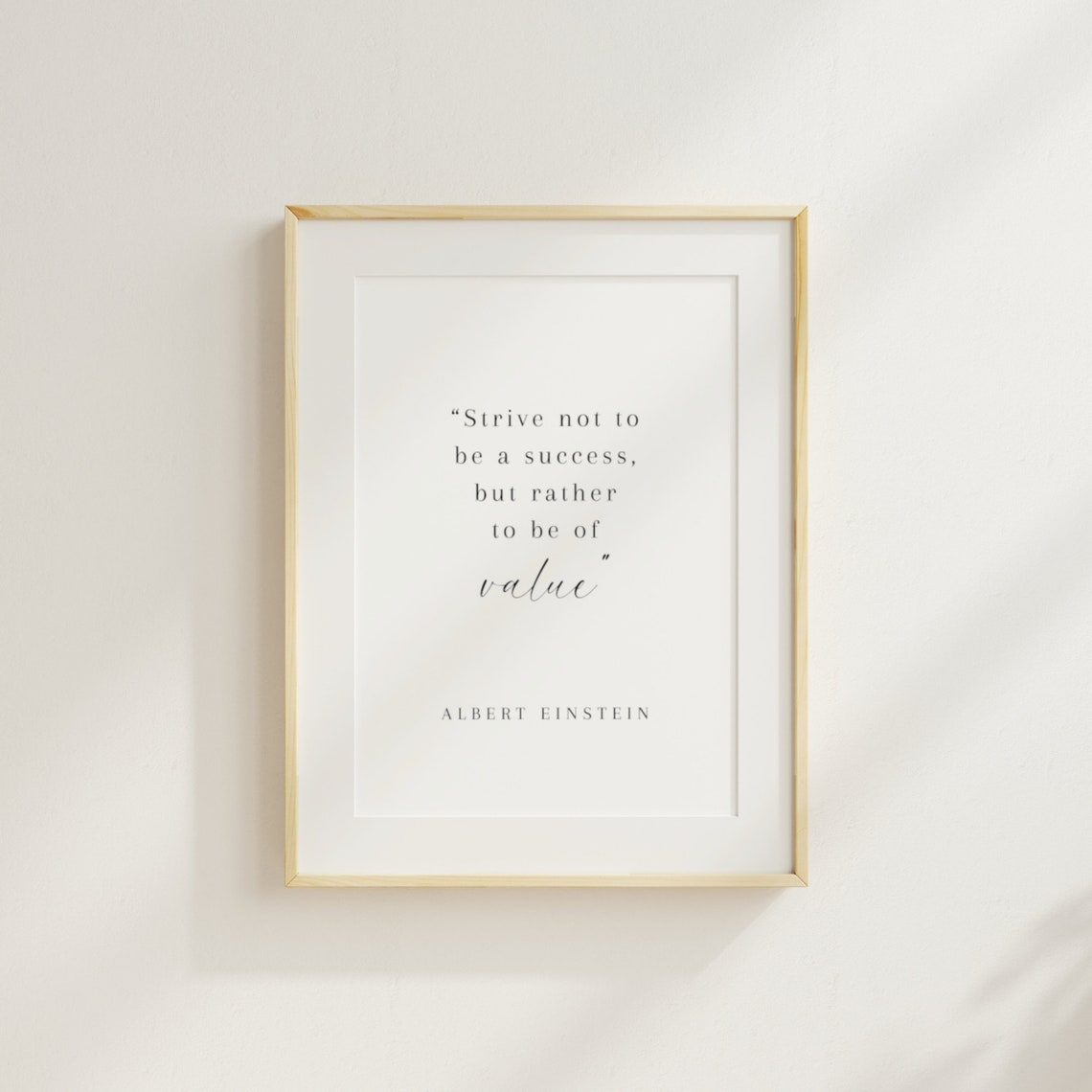 Albert Einstein Quote, Albert Einstein Poster, Office Printable ...