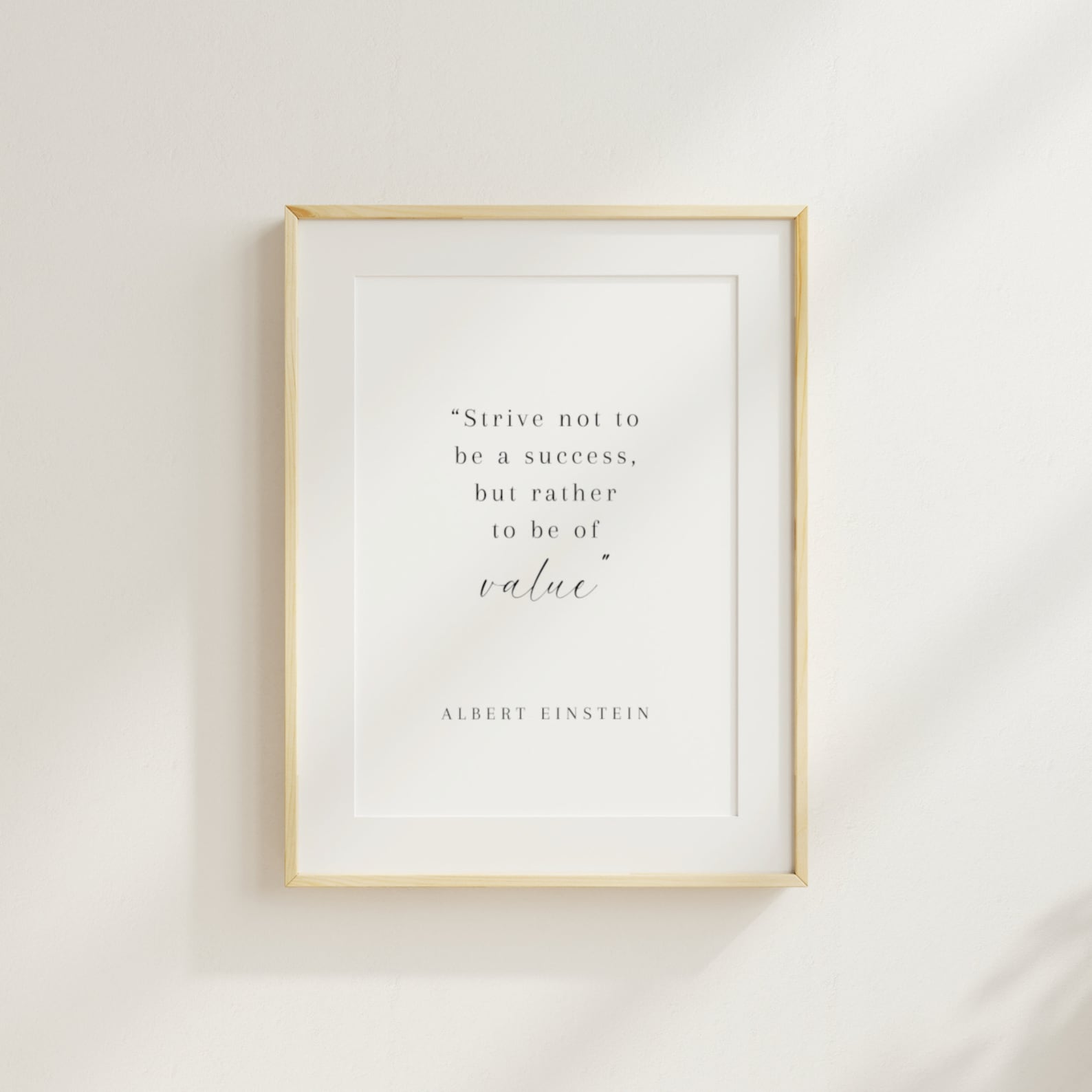 Albert Einstein Quote, Albert Einstein Poster, Office Printable ...