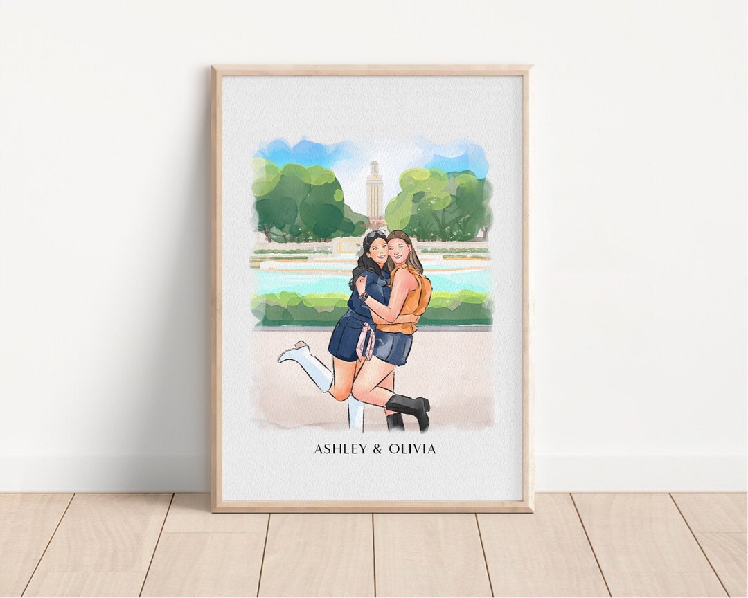 Personalized Watercolor Painting From Photo, Custom Painting, Best ...