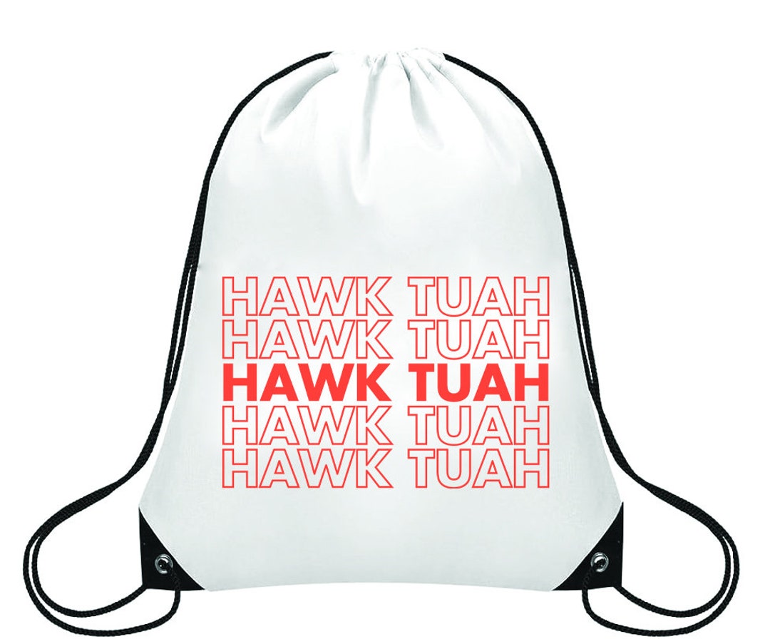 HAWK TUAH Thank You Bag Style Cinch Sack, Small Drawstring Backpack - Etsy