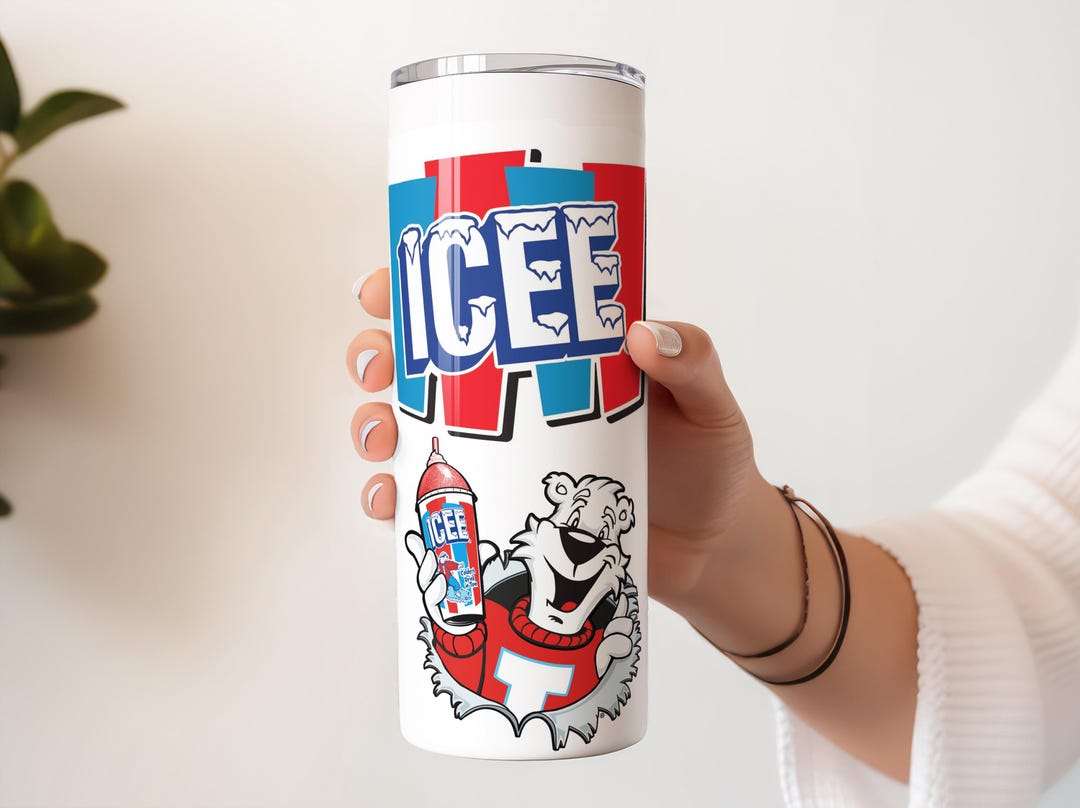 ICEE Retro Throwback Polar Bear the Original Frozen Treat 20 Oz Skinny ...