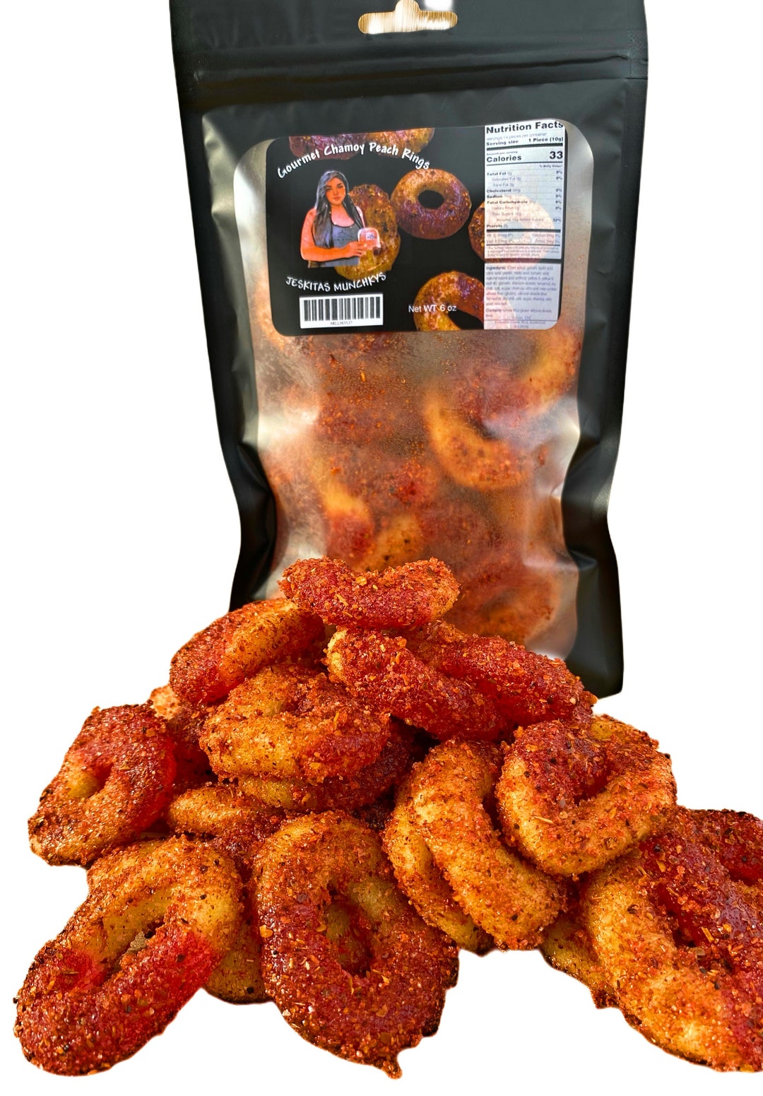 Chamoy Peach Rings - Etsy