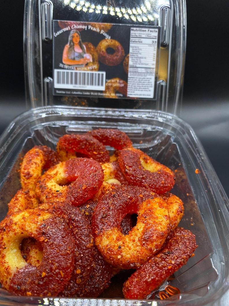 Chamoy Peach Rings - Etsy