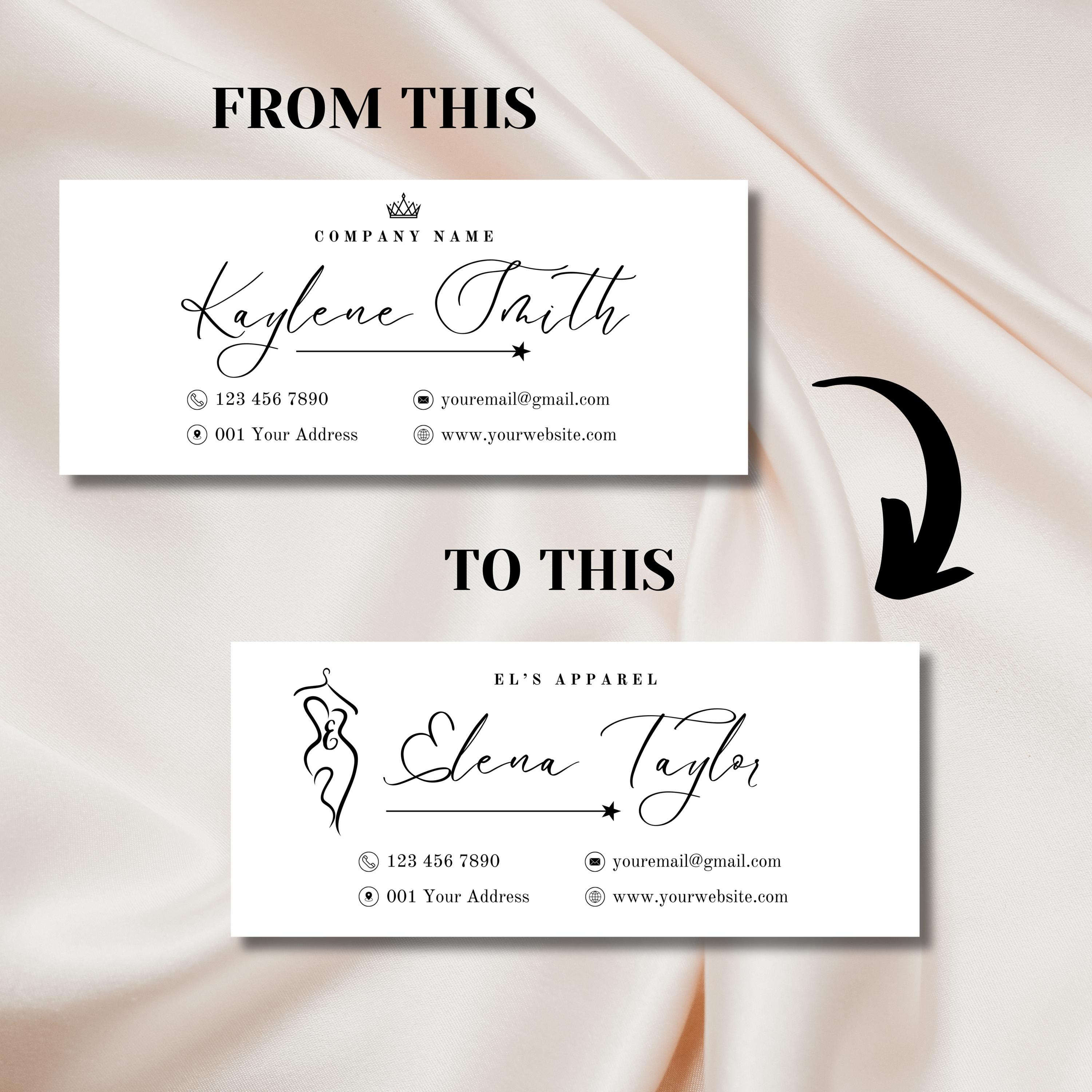 Minimalist Executive Email Signature Canva Template, Professional ...