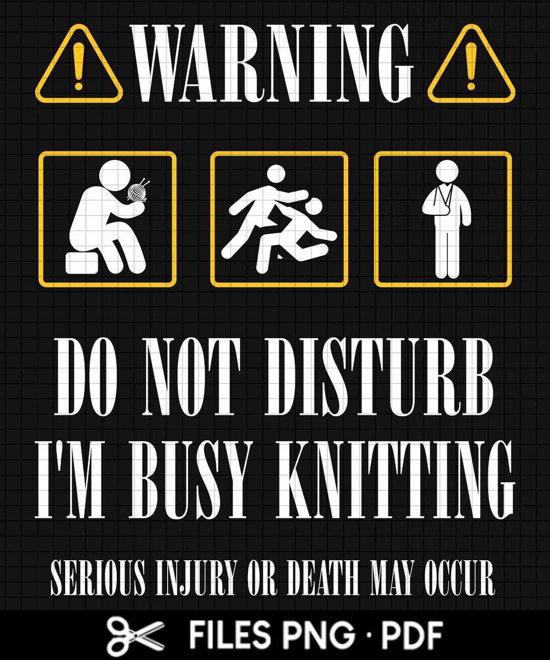 Do Not Disturb I'm Busy Knitting Png Digital Design Prints ...