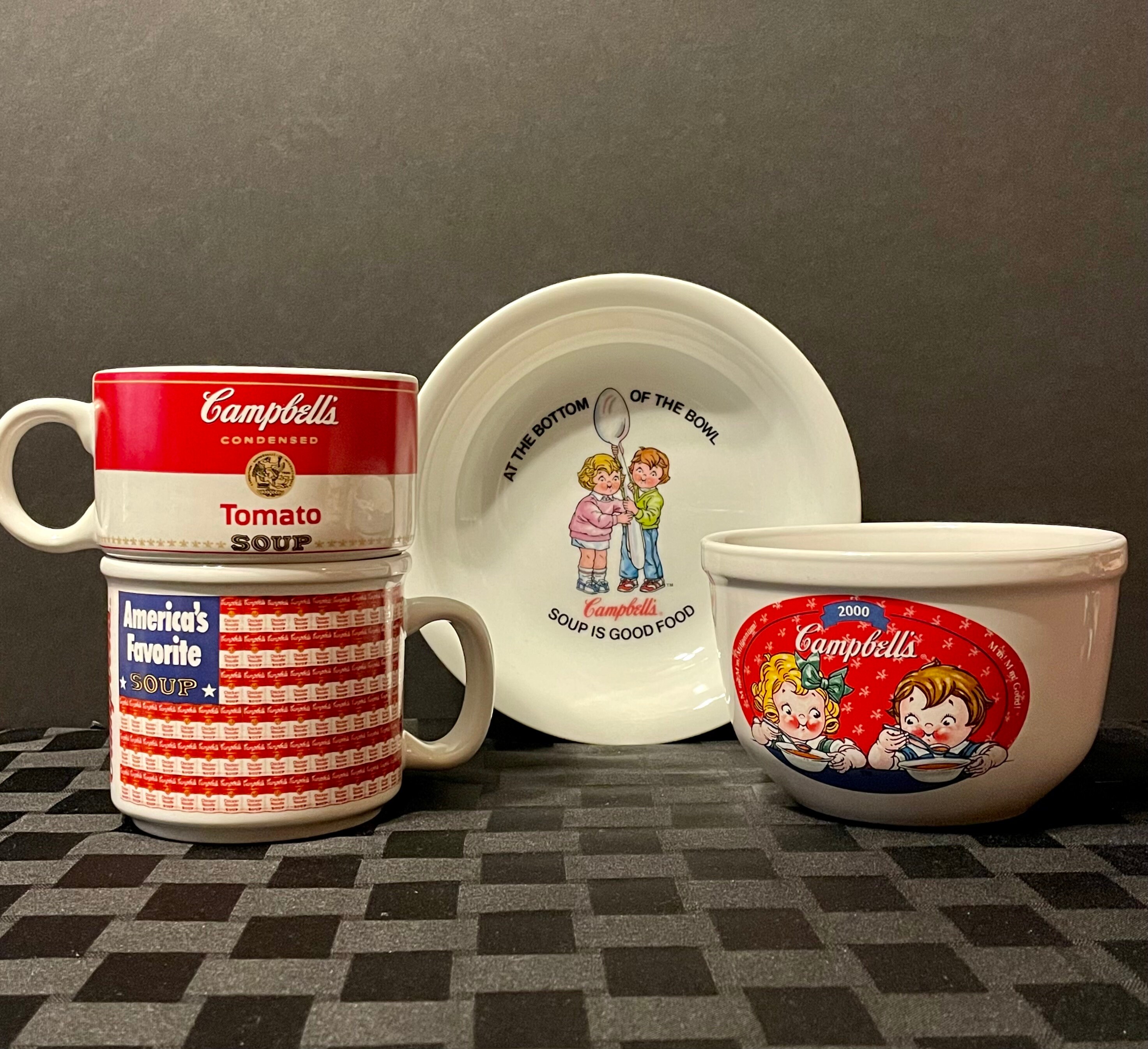 Campbell Soup Bowls - Etsy Campbell Soup Bowls - Etsy