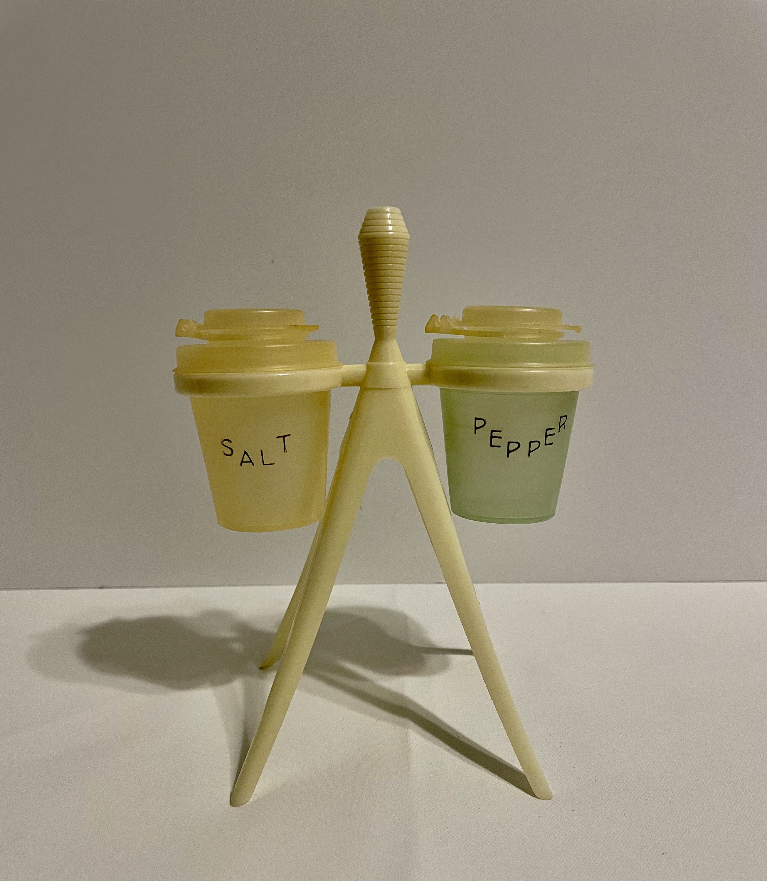Vintage Tupperware MCM Millionaire Line Salt & Pepper Shakers With ...