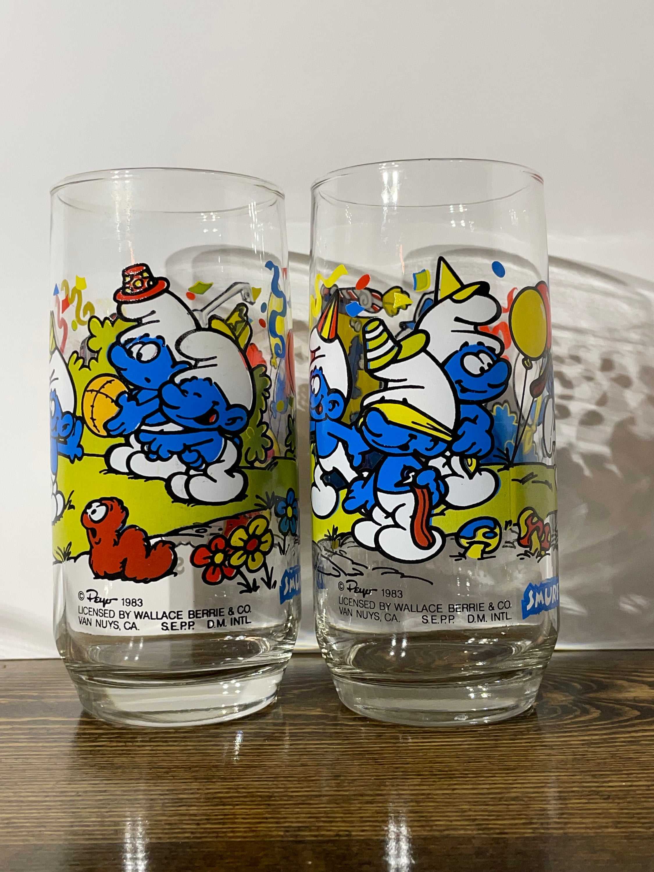 Restocked-vintage Smurfs 1980s Character Collectible Glasses Your ...