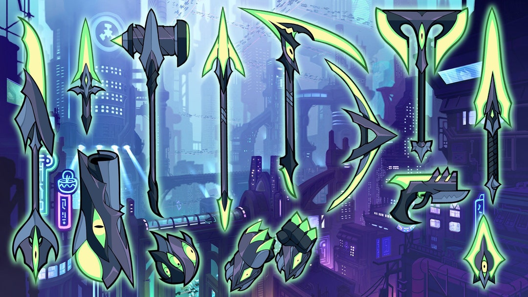 Brawlhalla Full Occult Weapon Set excluding Frame and Ui - Etsy