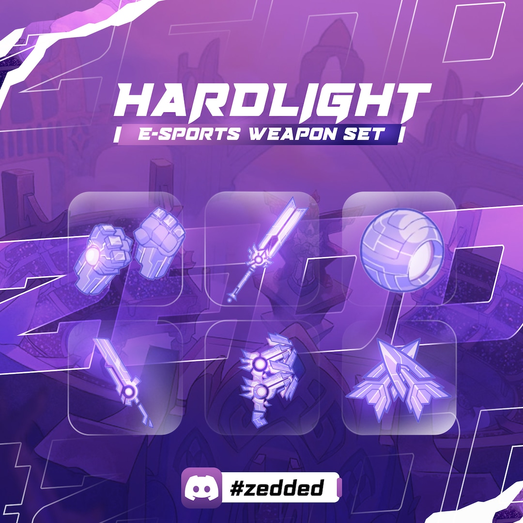 Brawlhalla Hardlight Weapons Set - Etsy