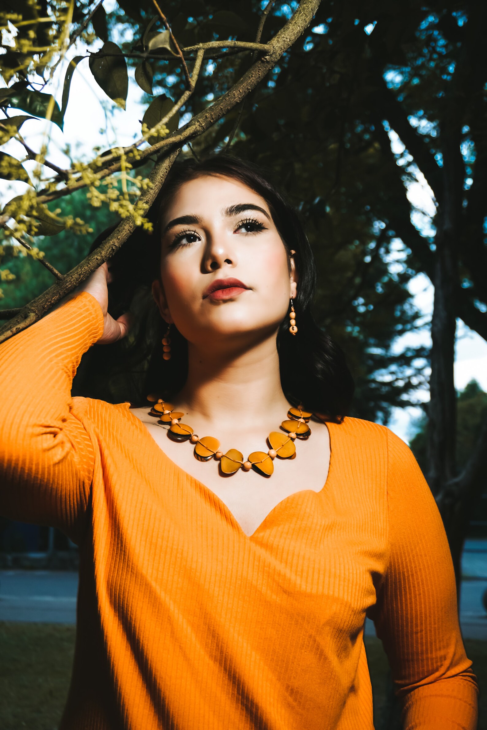 Handmade Tagua Long Necklace Set - Natural, Adjustable Organic Jewelry ...