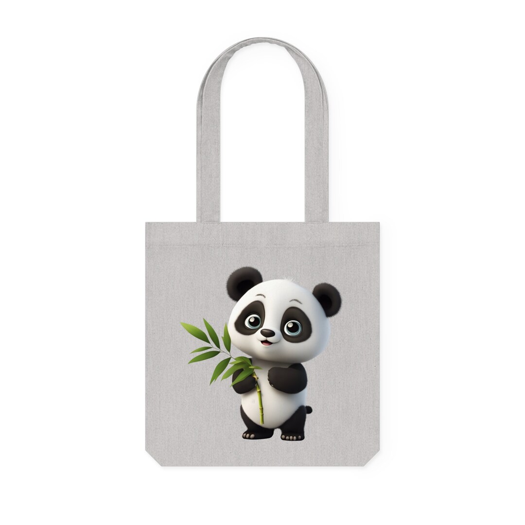 Eco-friendly Cute Panda Tote Bag - Etsy
