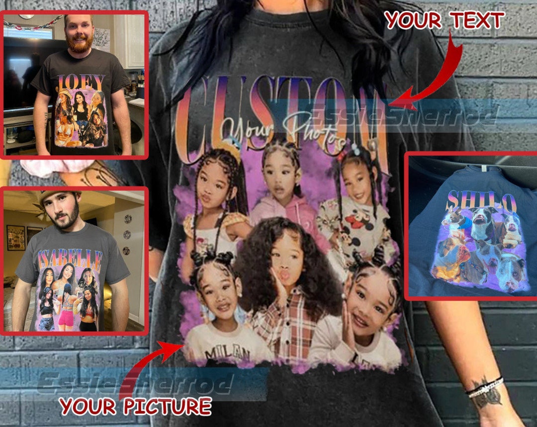 Custom Bootleg Rap Tee Custom Photo Shirt Vintage Custom - Etsy