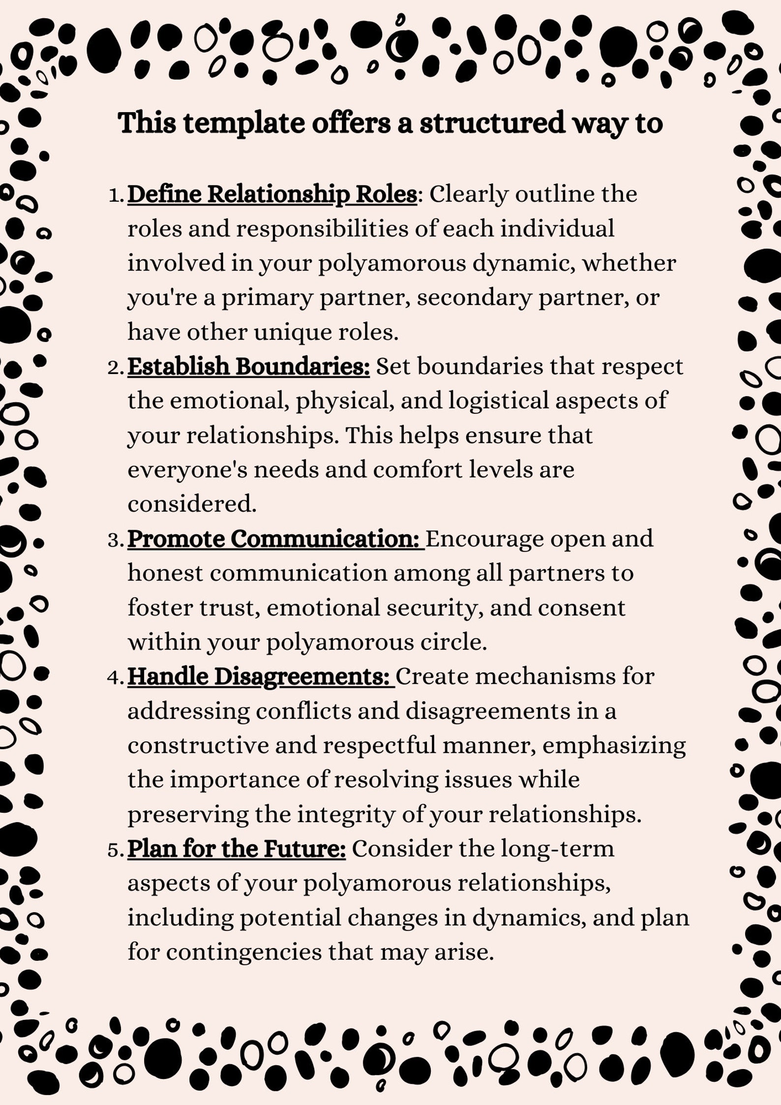 Beginners Guide: Polyamory Relationship Agreement Digital Download ...