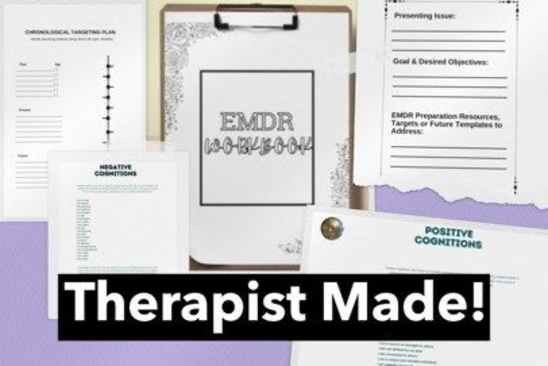 EMDR Phase 1 Digital Download Therapist Worksheet Counseling Template ...