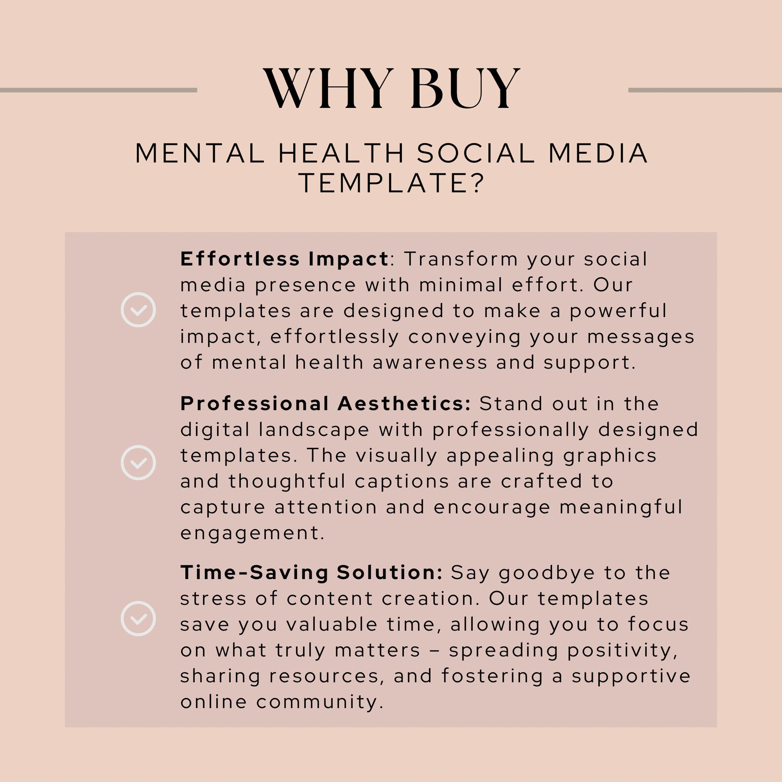 30 Mental Health Social Media Templates Canva Done for You - Etsy