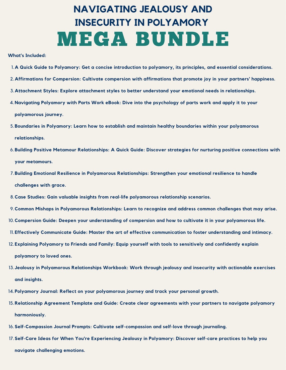 Polyamory Survival Guide Bundle Roadmap to Thriving Polyamorous ...