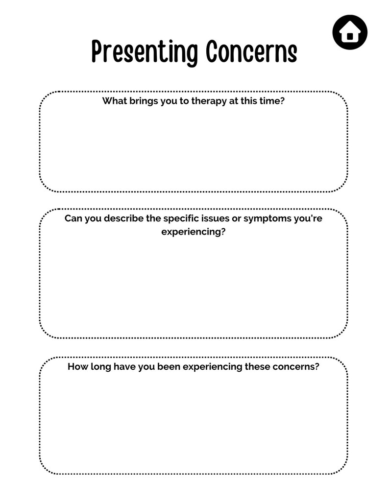 Mental Health Intake Assessment Form With Google and Canva Versions ...