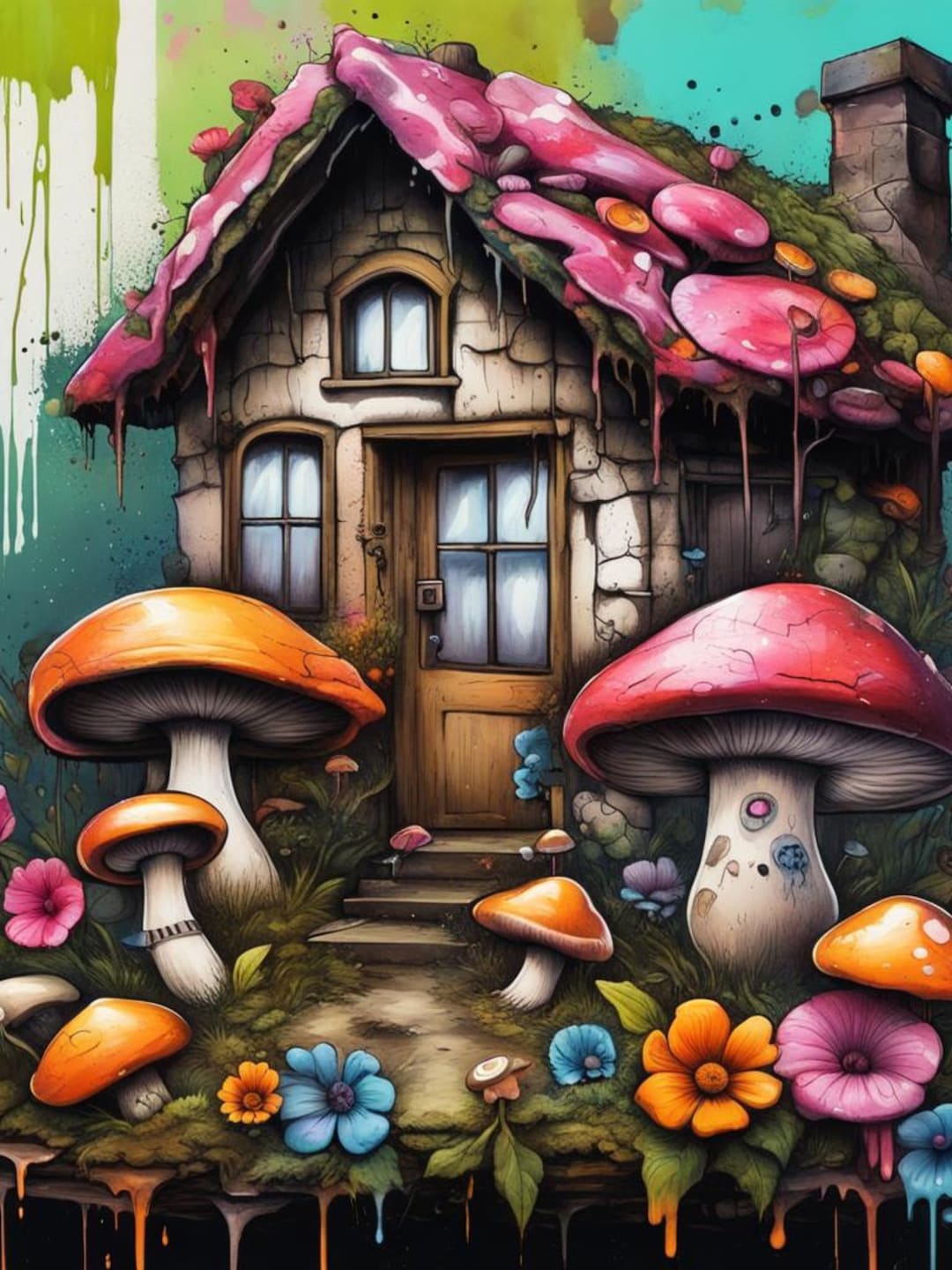 25 Eclectic Emo Cottage Core Digital Wall Art Download Artwork Prints ...