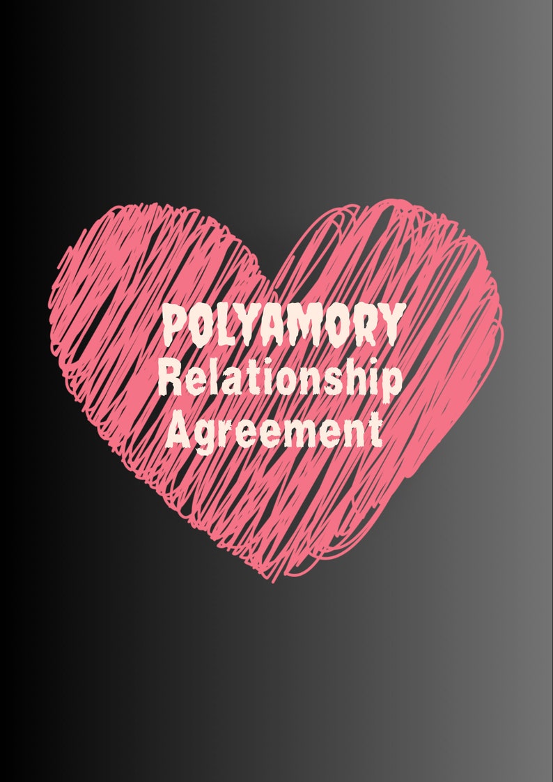 Polyamory Relationship Agreement Comprehensive Guide Workbook Conflict ...