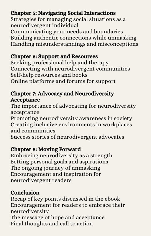 Unmasking Neurodiversity ADHD Autism Masking Mental Health Ebook ...