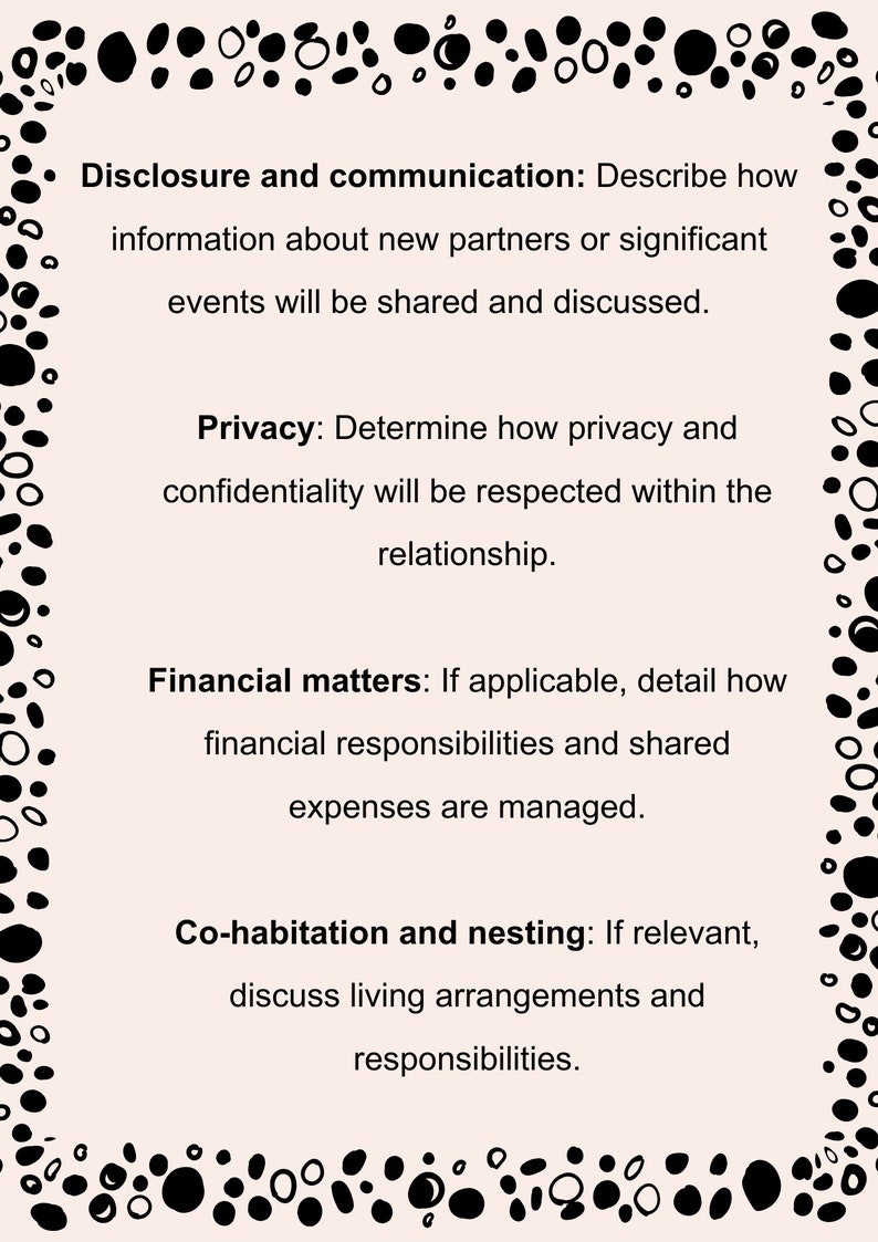 Beginners Guide: Polyamory Relationship Agreement Digital Download ...