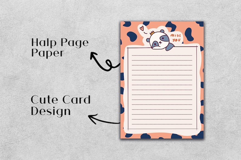 Printable Digital Note Paper SVG, Funny Digital Note JPEG, Notebook PDF ...