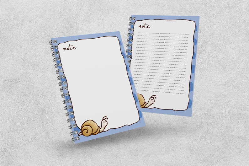 Printable Funny Snail Note Paper, Digital Download to Do List Paper ...