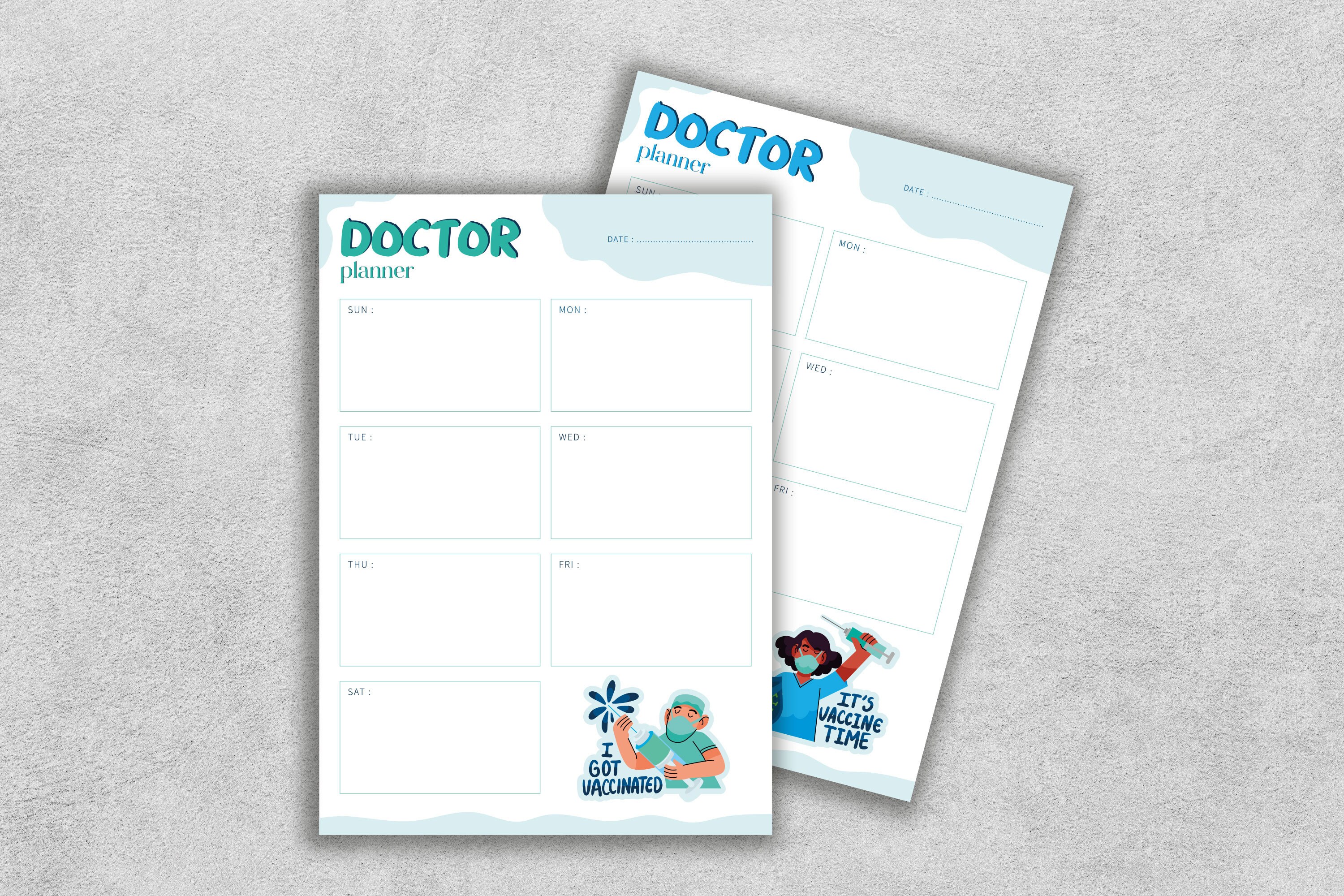 Printable Doctor Weekly Planner, Digital Medical Planner, for Doctor or ...