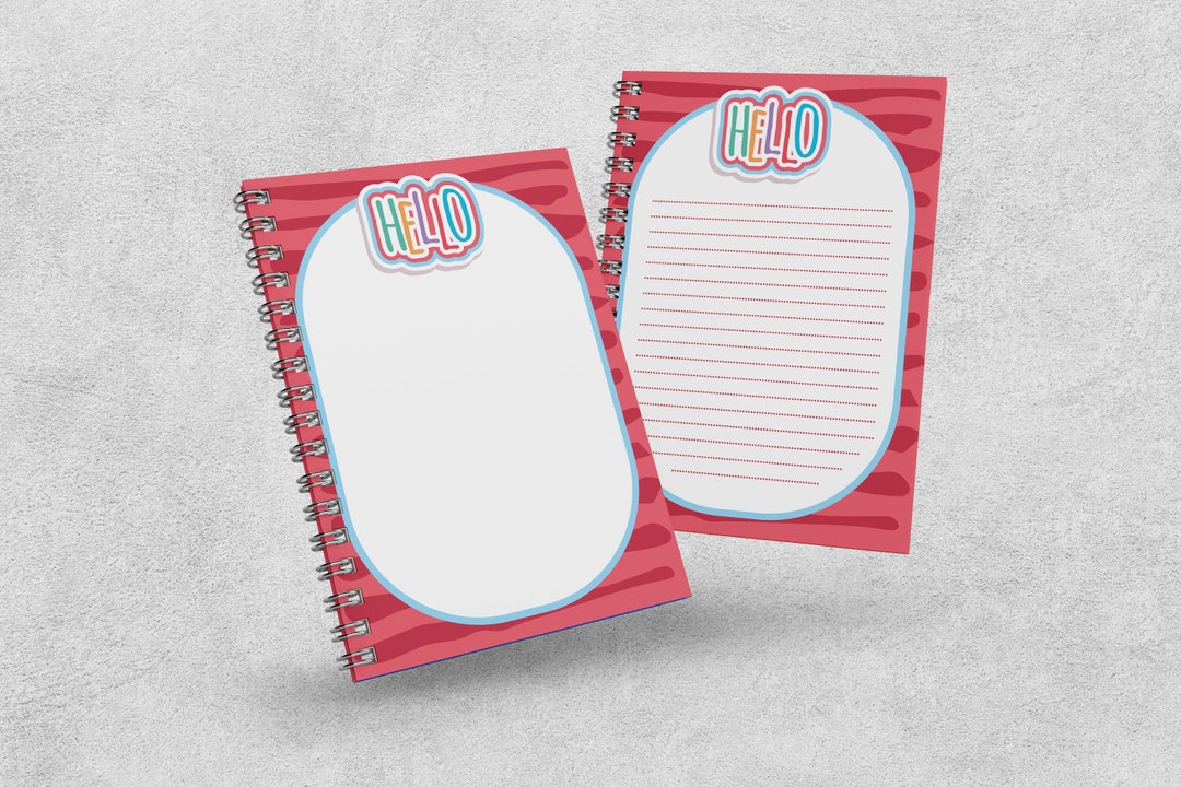 Printable Cute Notebook Paper SVG, Funny Digital Goodnotes Paper JPEG ...