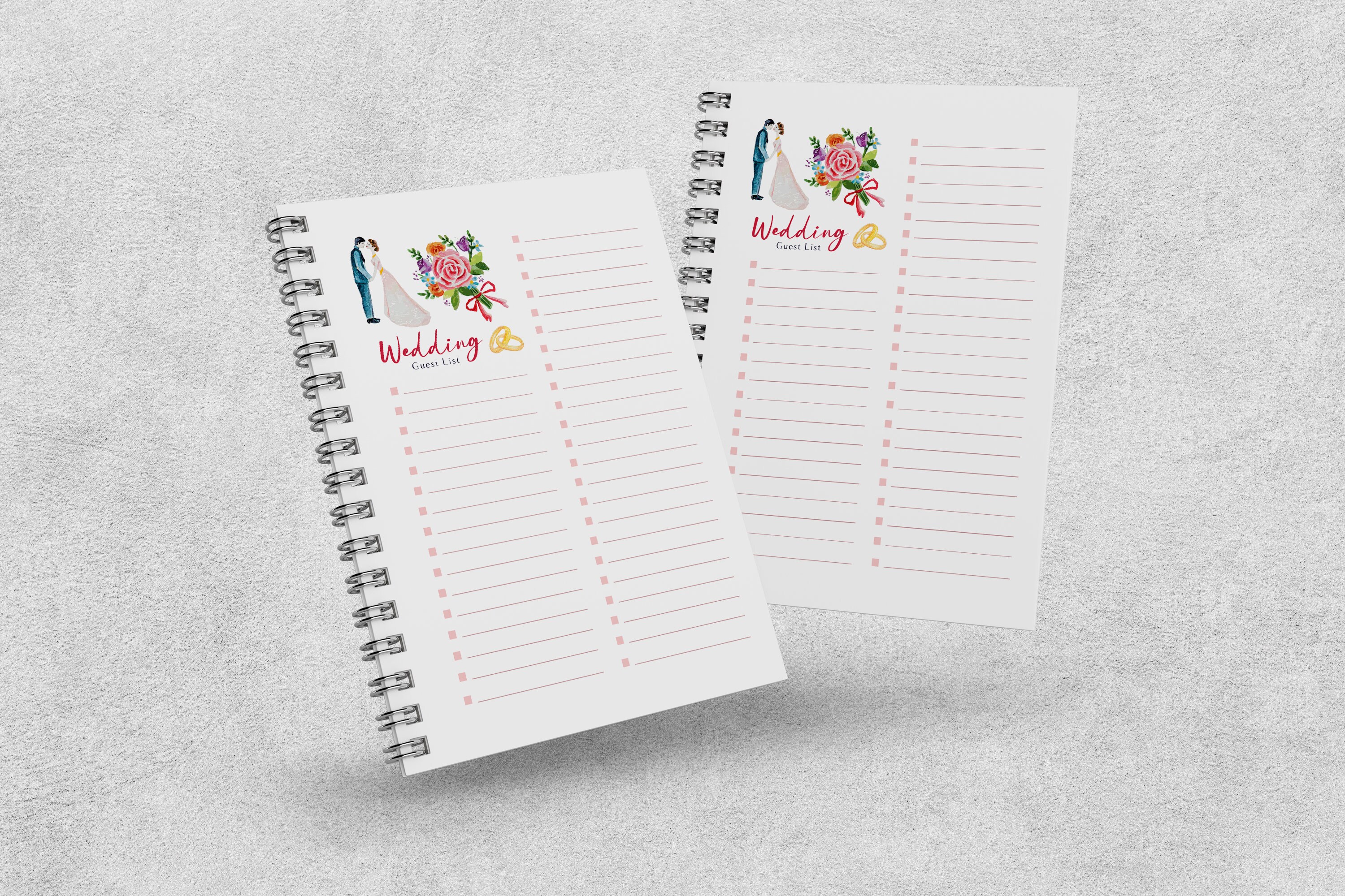 Printable Wedding Guest List Planner, Digital Wedding Manager and ...
