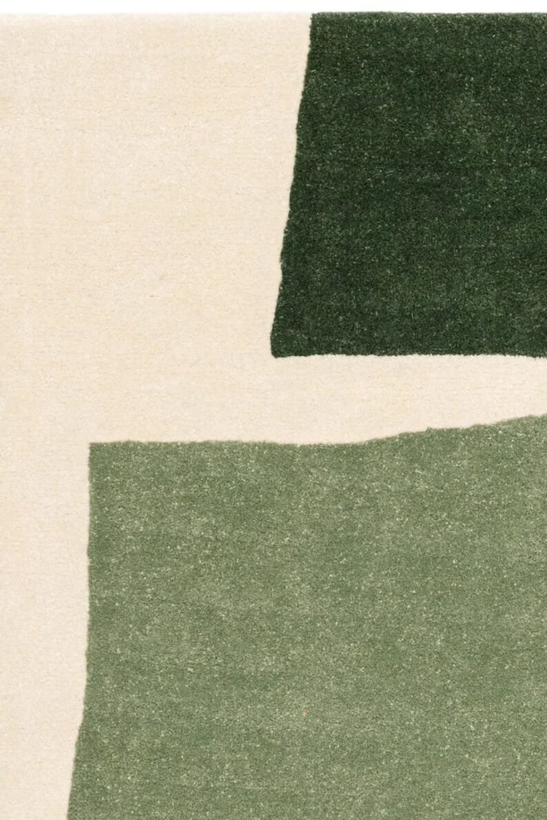 Mittie Hand Tufted Green Rugs Woven Rugs for Hand Made Capet Rugs for ...