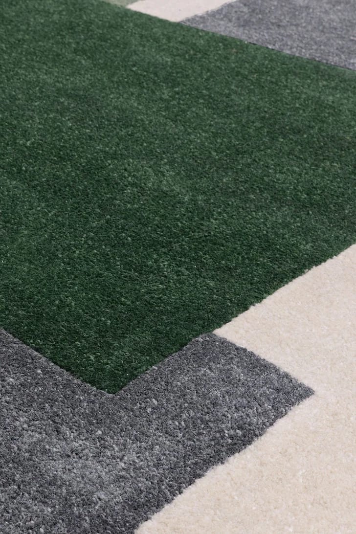 Mittie Hand Tufted Green Rugs Woven Rugs for Hand Made Capet Rugs for ...