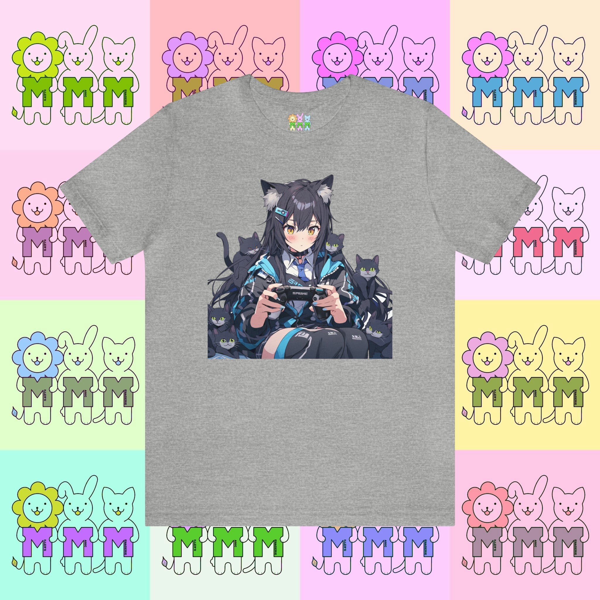 Cute Anime Cat Girl Neko Waifu Adorable Chibi Otaku Manga - Etsy