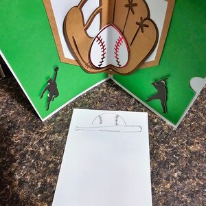 Pop up Baseball Themed Birthday Card. - Etsy