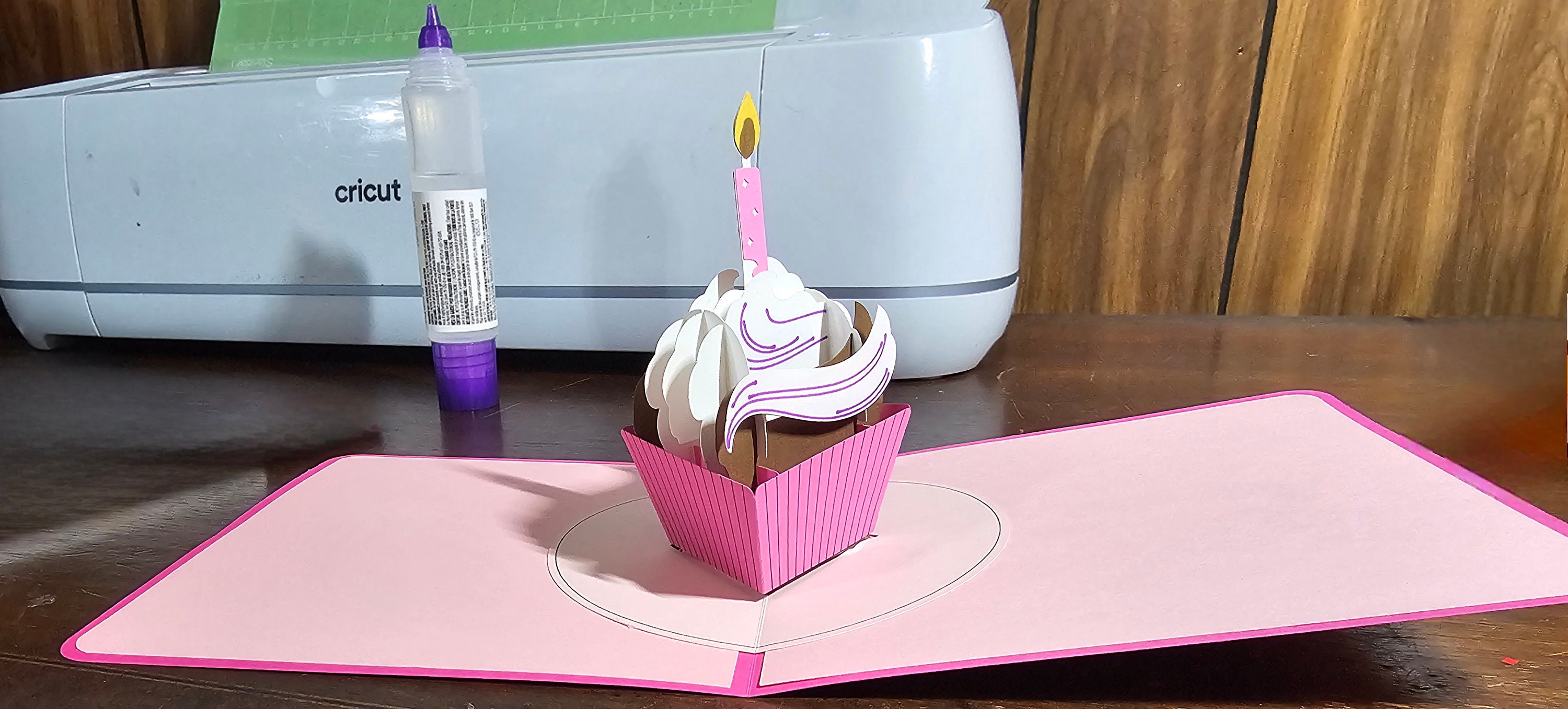 Pop-up Cupcake Birthday Card - Etsy
