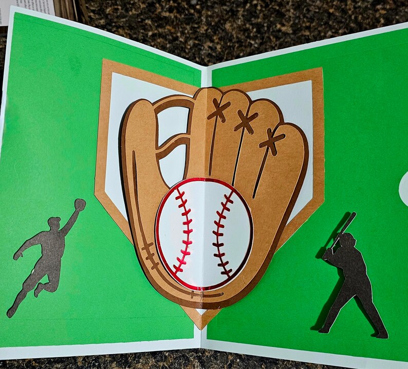 Pop up Baseball Themed Birthday Card. - Etsy