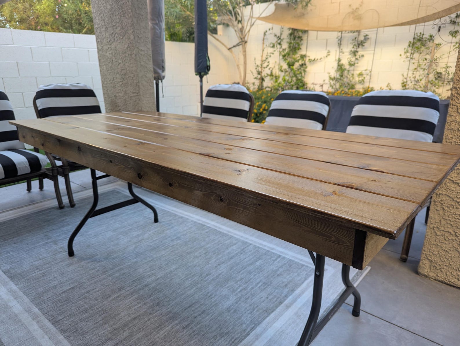 Plans and Instructions for Wood Table Topper to Cover 30" X 72" Folding ...