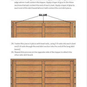 Plans and Instructions for Wood Table Topper to Cover 30" X 72" Folding ...