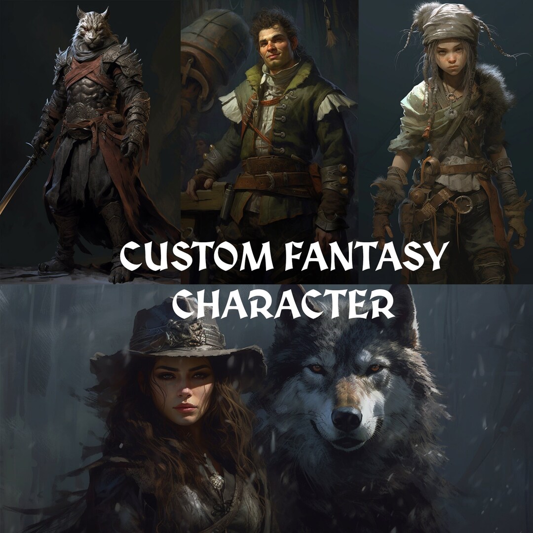 Custom Fantasy Character Illustration Commission for Roleplaying Games ...